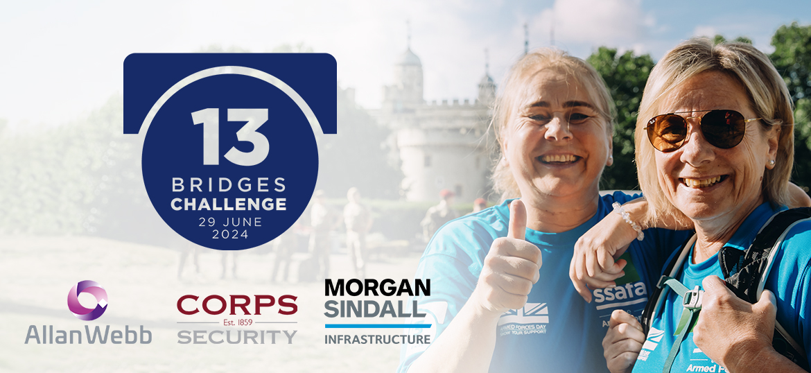 SSAFA, the Armed Forces charity: 13 Bridges Challenge 2024